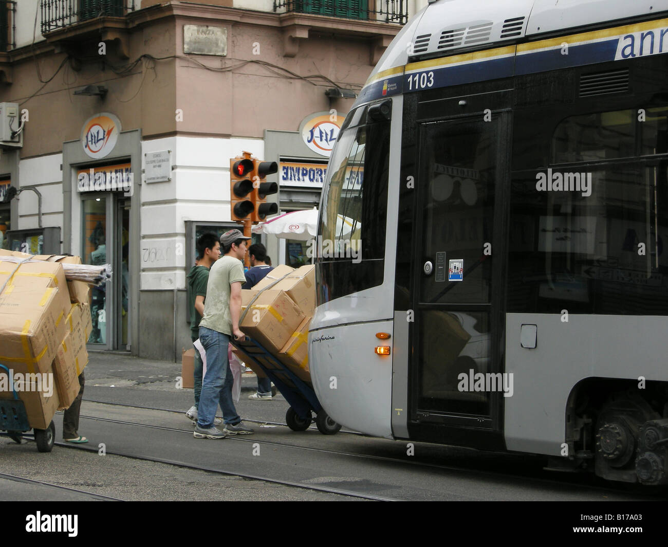 Piazza Garibaldi - Naples Campania South Italy Stock Photo - Alamy