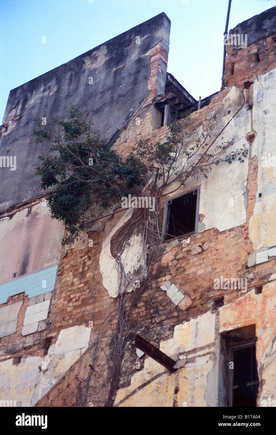 Destroyed building in Havana Cuba Stock Photo - Alamy