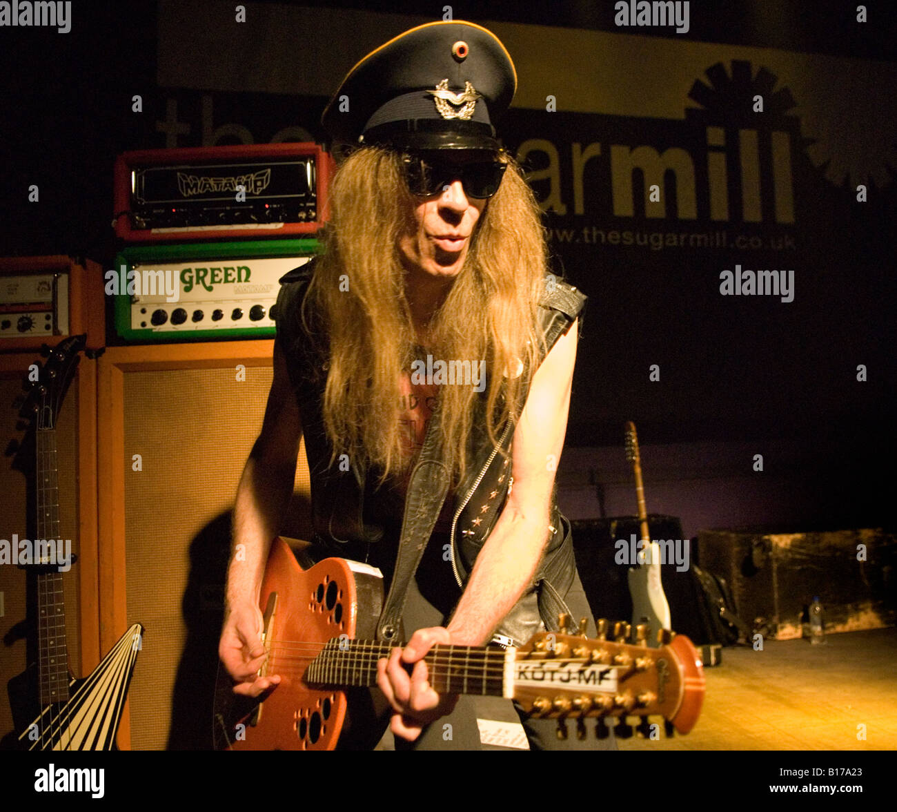 Julian Cope performs at The Sugarmill, Stoke, England, May 2007 Stock ...