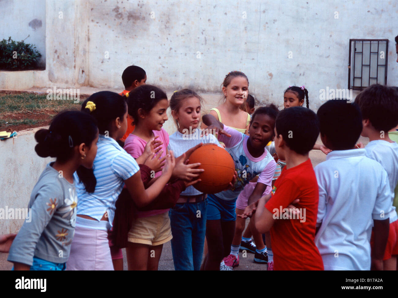 Children playing after school Havana Cuba Stock Photo - Alamy