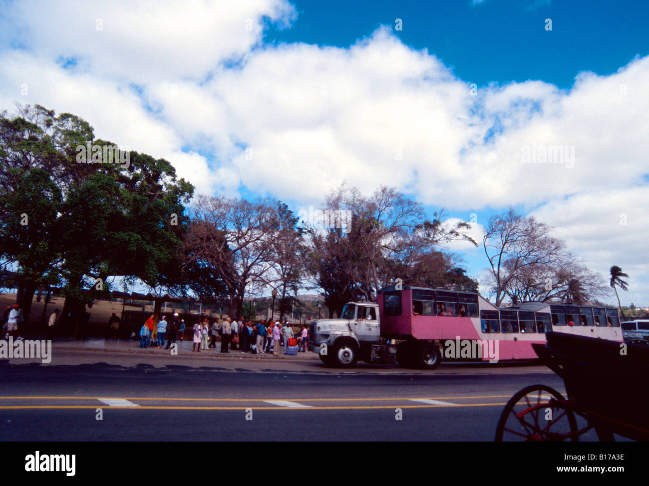 Cuban bus Havana Cuba Stock Photo - Alamy