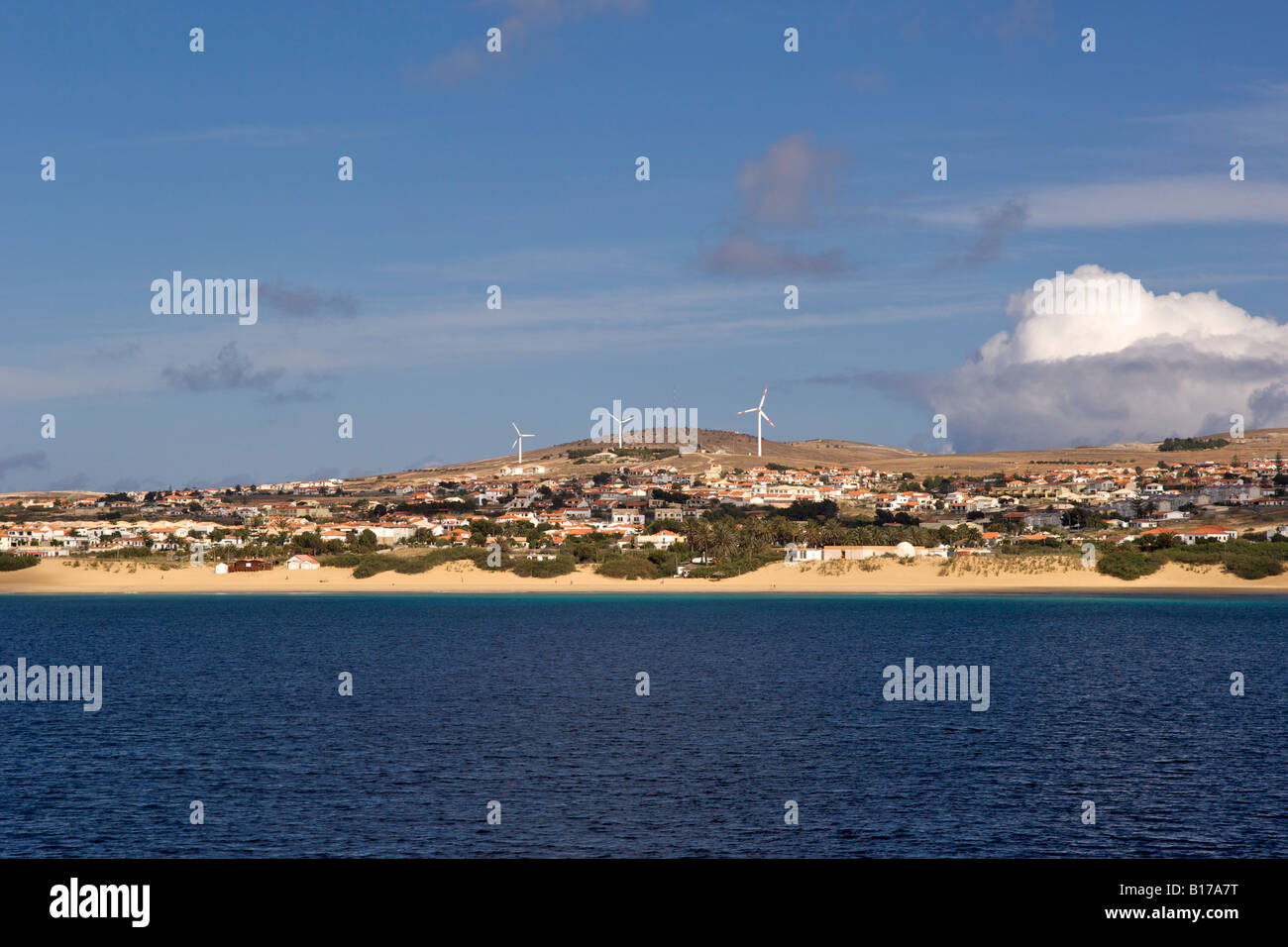 Coastal view of the Portuguese Atlantic island of Porto Santo Stock ...