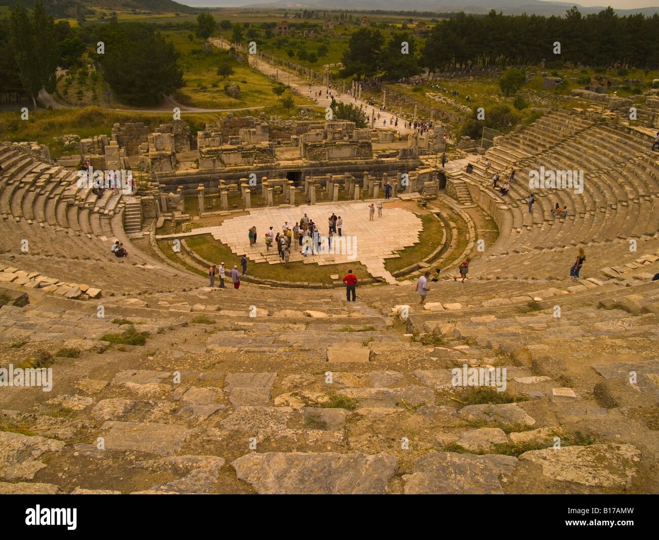 Grand Theatre at the Ancient City of Ephesus, Turkey Stock Photo - Alamy
