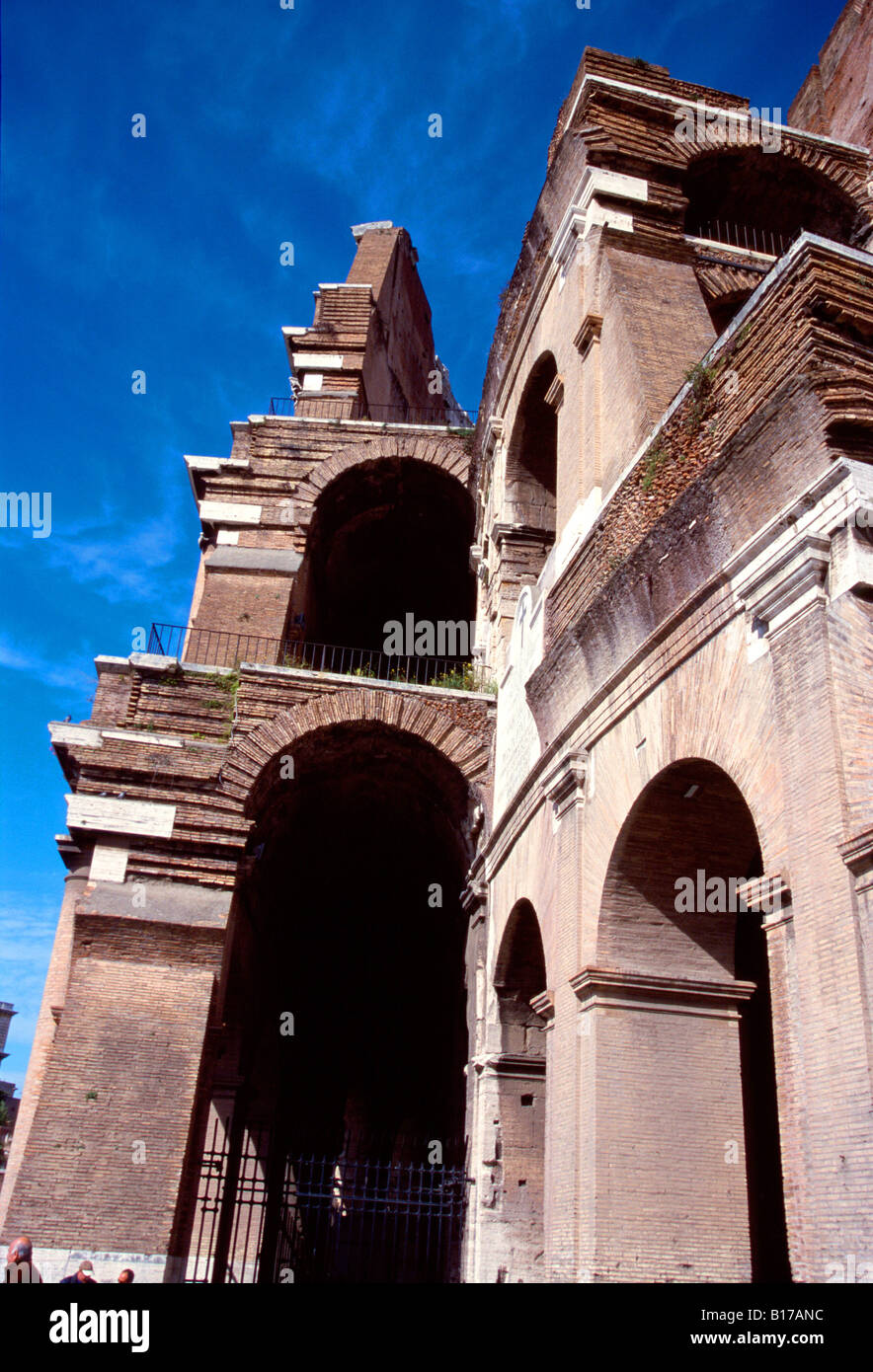 Wall of the Colosseum Rome Italy Stock Photo - Alamy
