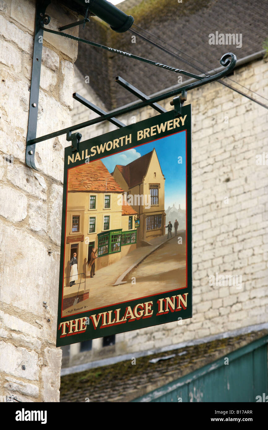 Pub sign cotswolds town nailsworth hi-res stock photography and images ...