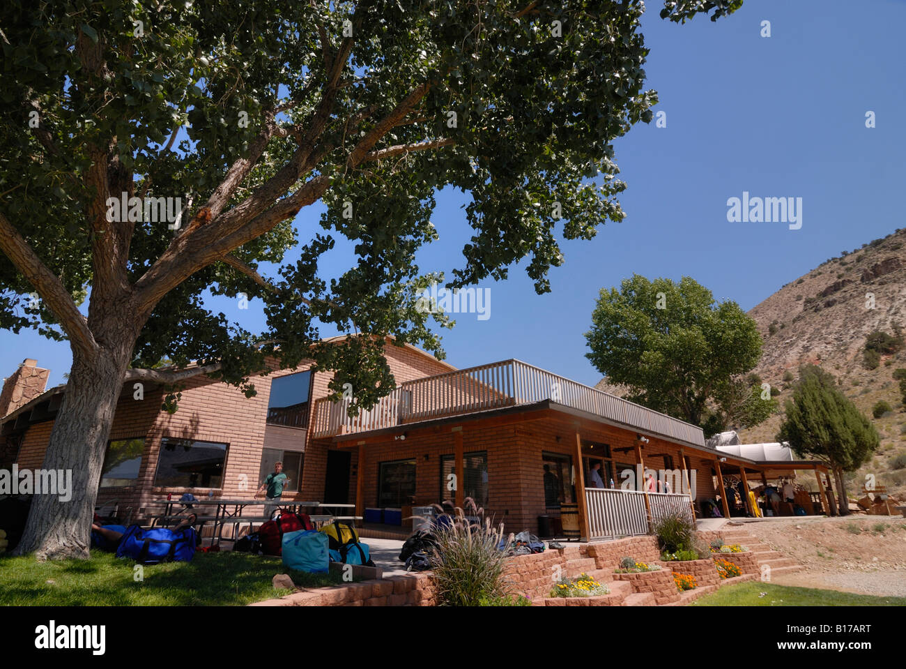 Bar 10 ranch Hotel in the Grand Canyon Arizona USA Stock Photo - Alamy