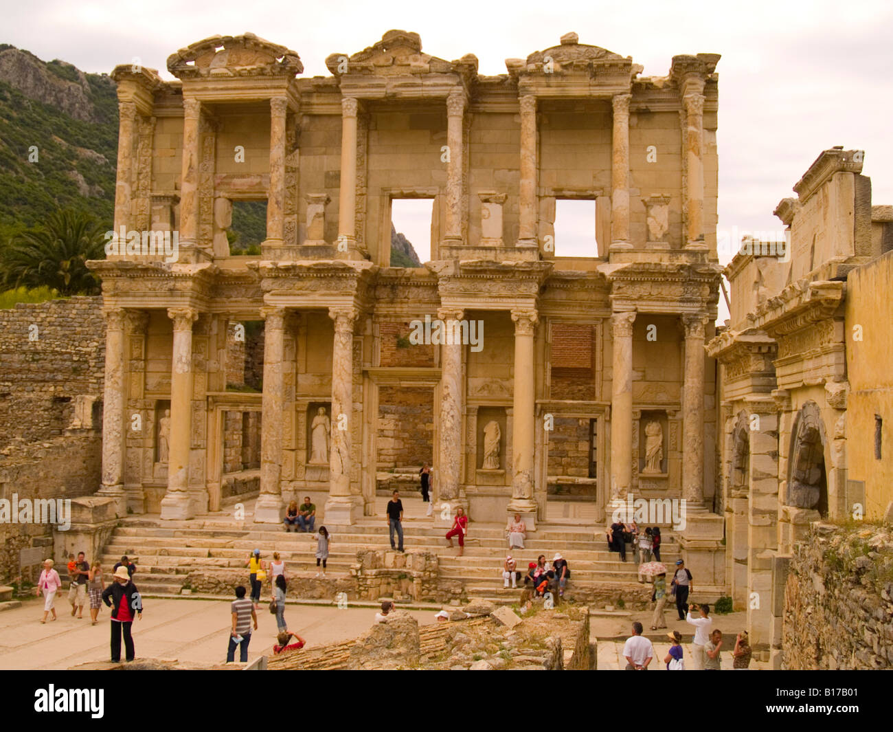 Library of Celsus, Ephesus, Turkey Stock Photo - Alamy