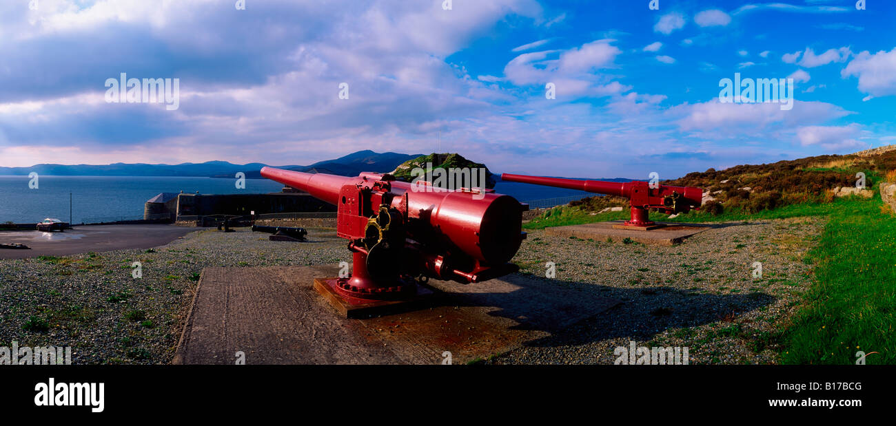 Dunree Fort, Lough Swilly, Inishowen peninsula, County Donegal, Ireland ...
