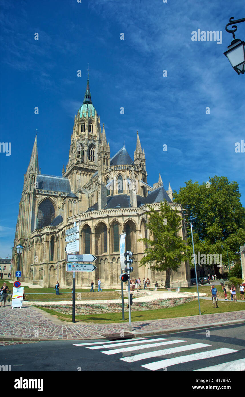 Bayeux Cathedral Cathédrale Notre Dame de Bayeux A Norman Romanesque ...