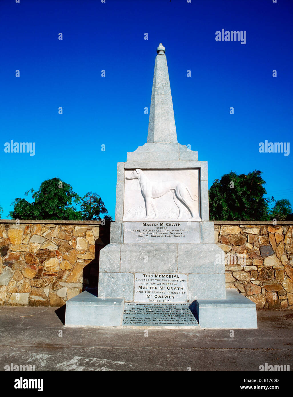 Master McGrath Monument, Co Waterford, Ireland; first Irish Greyhound ...