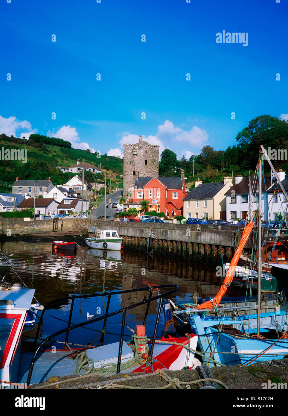Ballyhack Harbour, Ballyhack Harbour, Co Wexford, Ireland Stock Photo ...