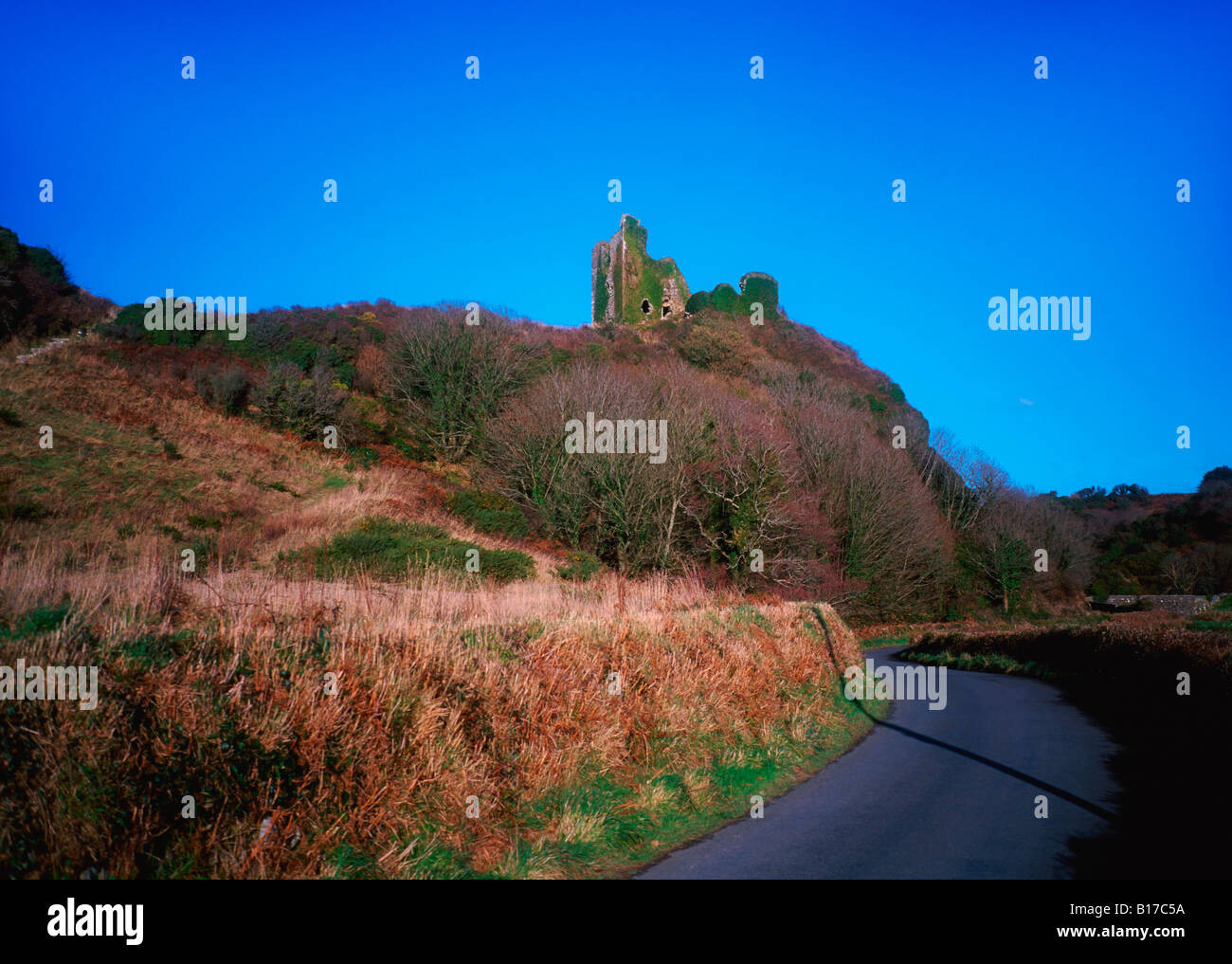Dunhill Castle, Dunhill, County Waterford, Ireland Stock Photo - Alamy