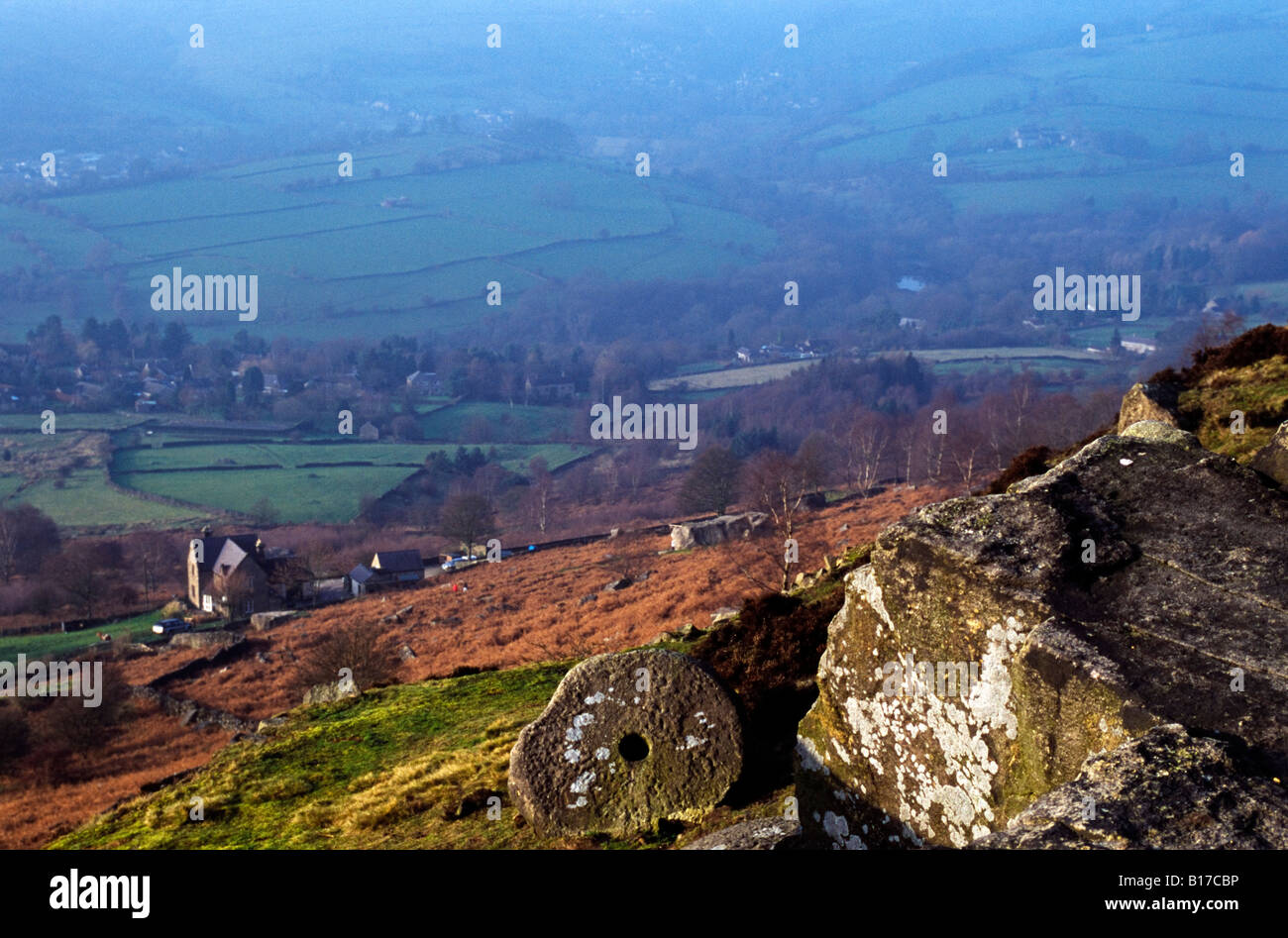 Valley, Derbyshire, England Stock Photo - Alamy