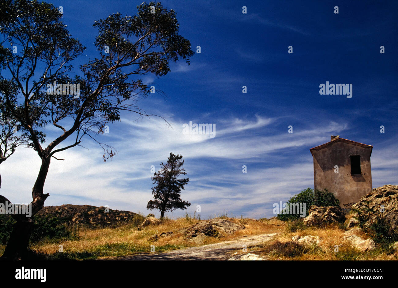 Small building in remote place Stock Photo - Alamy