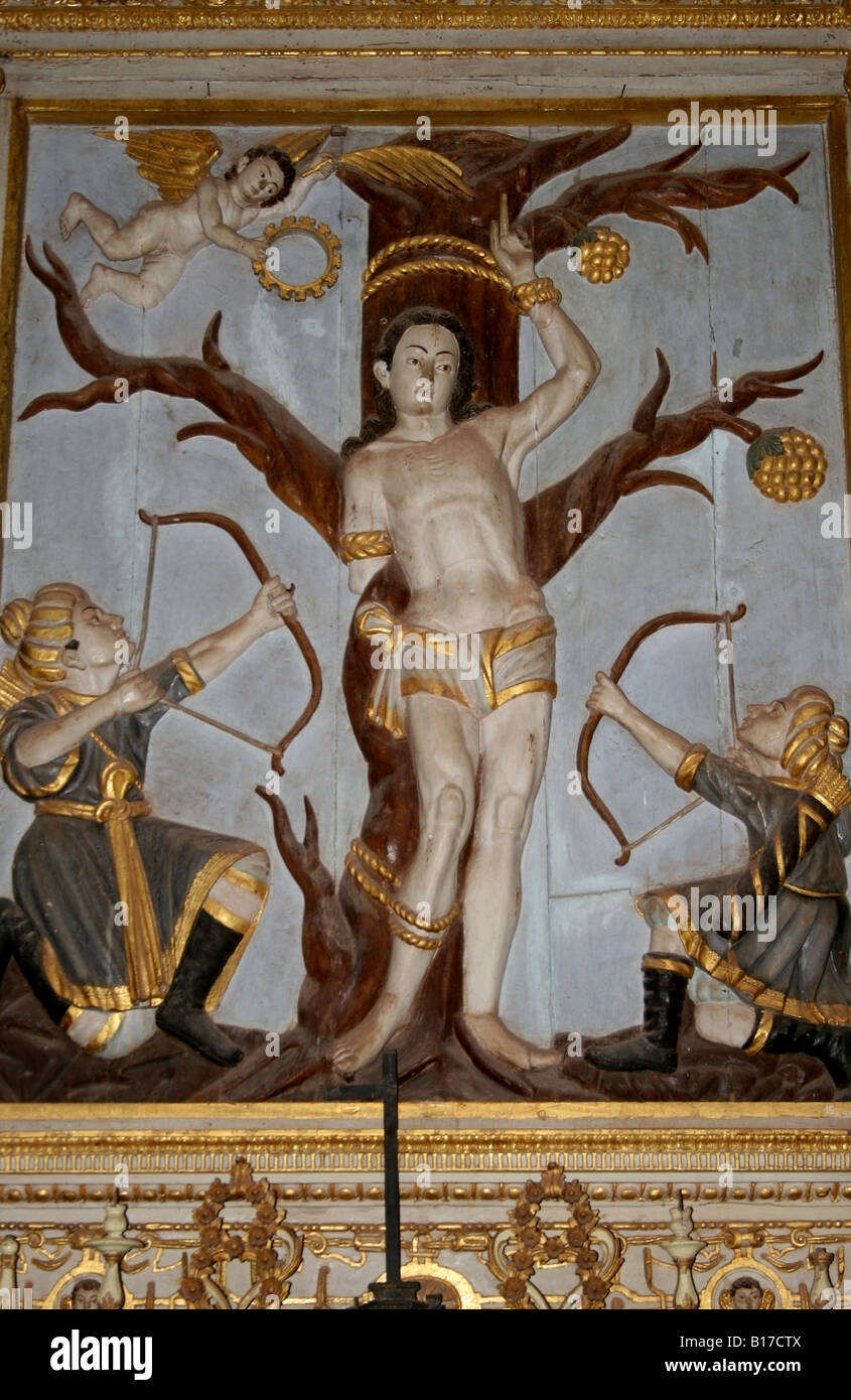 Chapel of Saint Sebastian, Se Cathedral, Old Velha Goa, India Stock ...