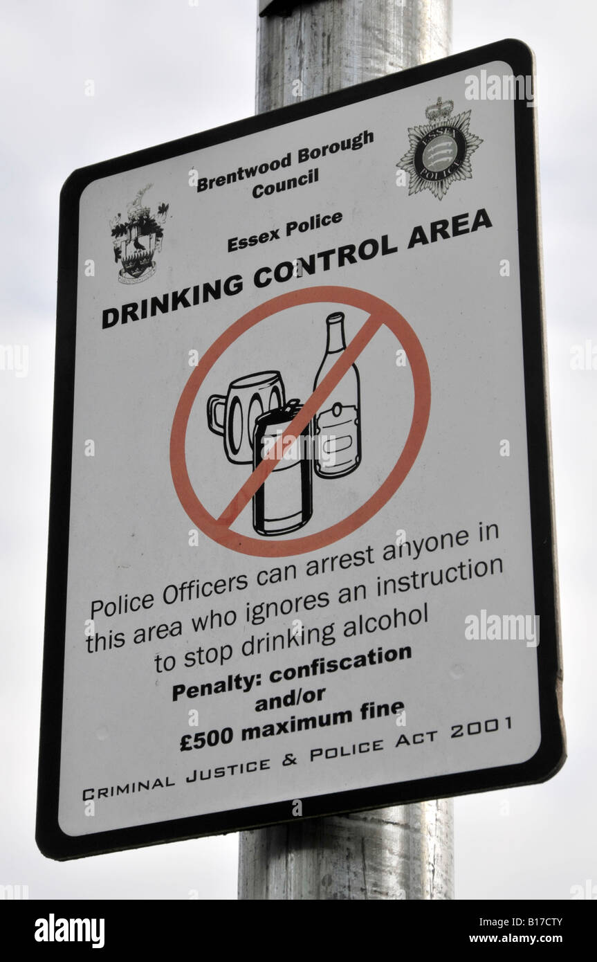 Brentwood District Council and Essex Police warning notice of a ...