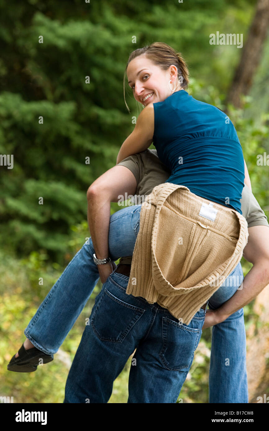 Piggybackride hi-res stock photography and images - Alamy