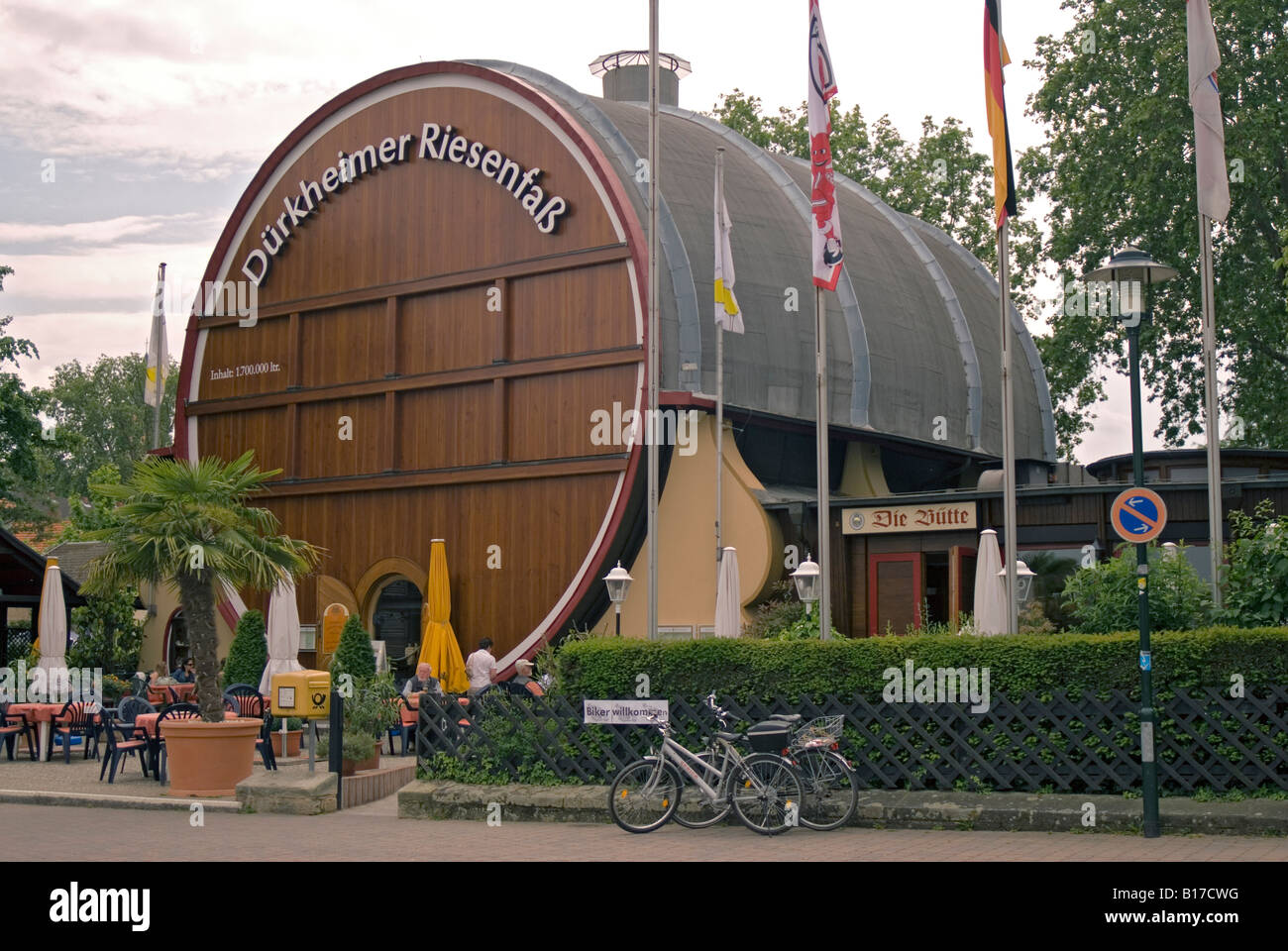 Durkheimer Barrel Restaurant Stock Photo - Alamy