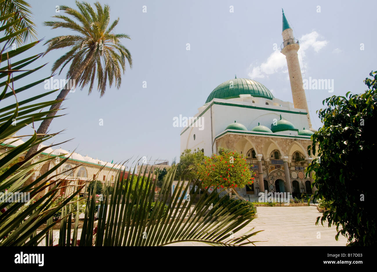 Exterior View of El Jazzar mosque, Acre (Akko), Northern Israel Stock ...