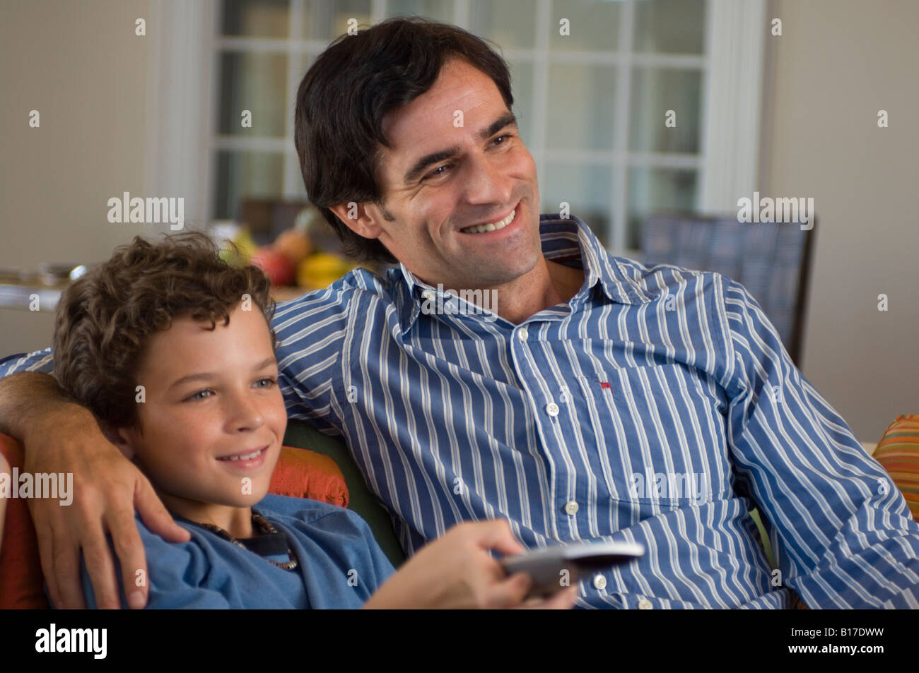 Father & son Stock Photo - Alamy