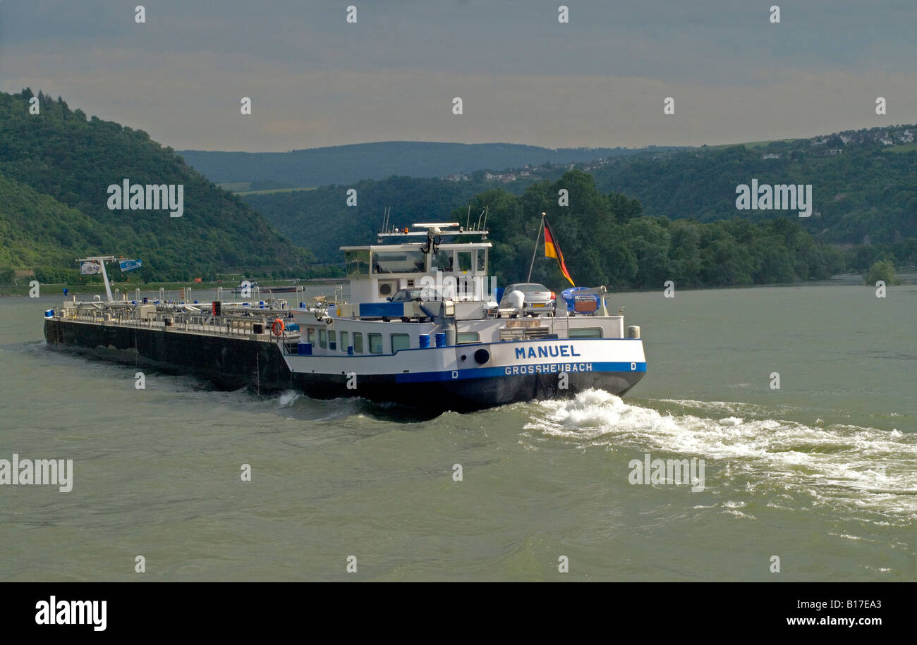 Rhein River Traffic Stock Photo - Alamy