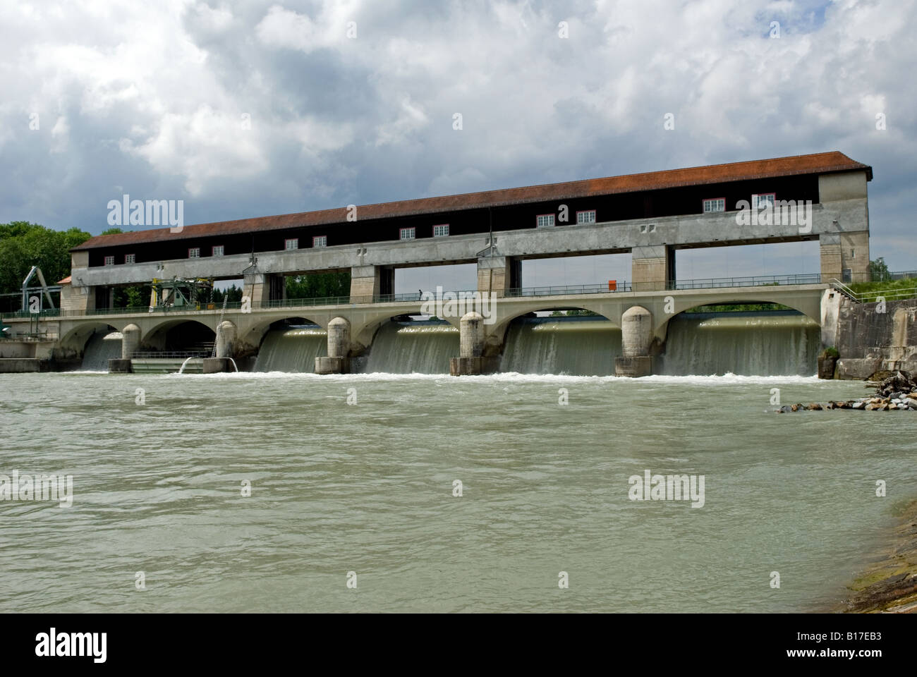 Jettenbach 2 Hydroelectric power station operated by E.ON on the river ...