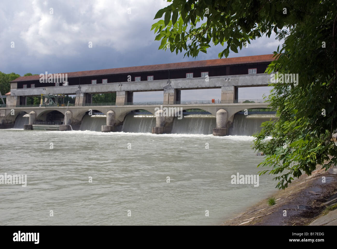 Jettenbach 2 Hydroelectric power station operated by E.ON on the river ...