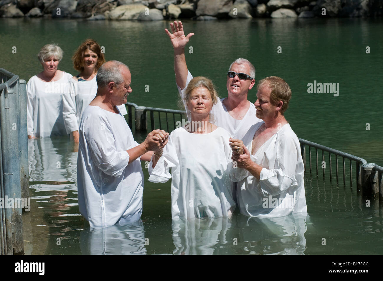 Baptism in river hi-res stock photography and images - Alamy