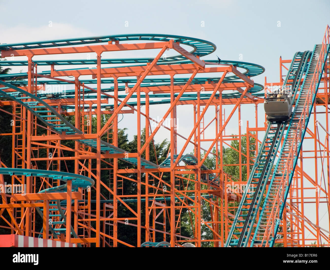 rollercoaster roller coaster ride funfair fun fair amusement park ...