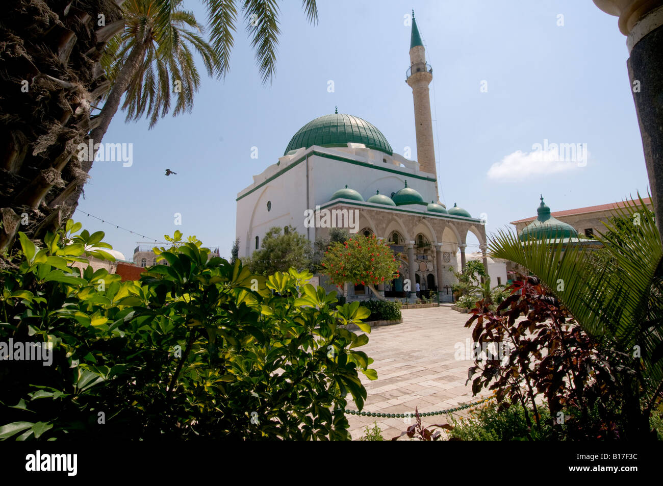 Exterior View of El Jazzar mosque, Acre (Akko), Northern Israel Stock ...