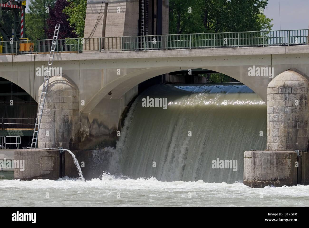 Jettenbach 2 Hydroelectric power station operated by E.ON on the river ...