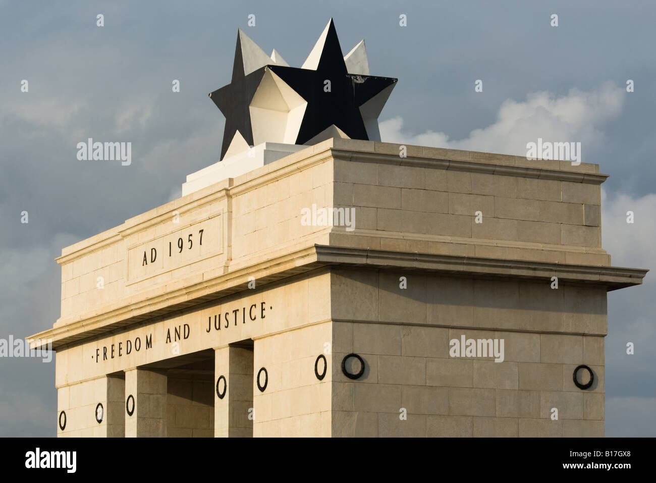 Independece arch on Independence square in Accra Ghana Stock Photo - Alamy