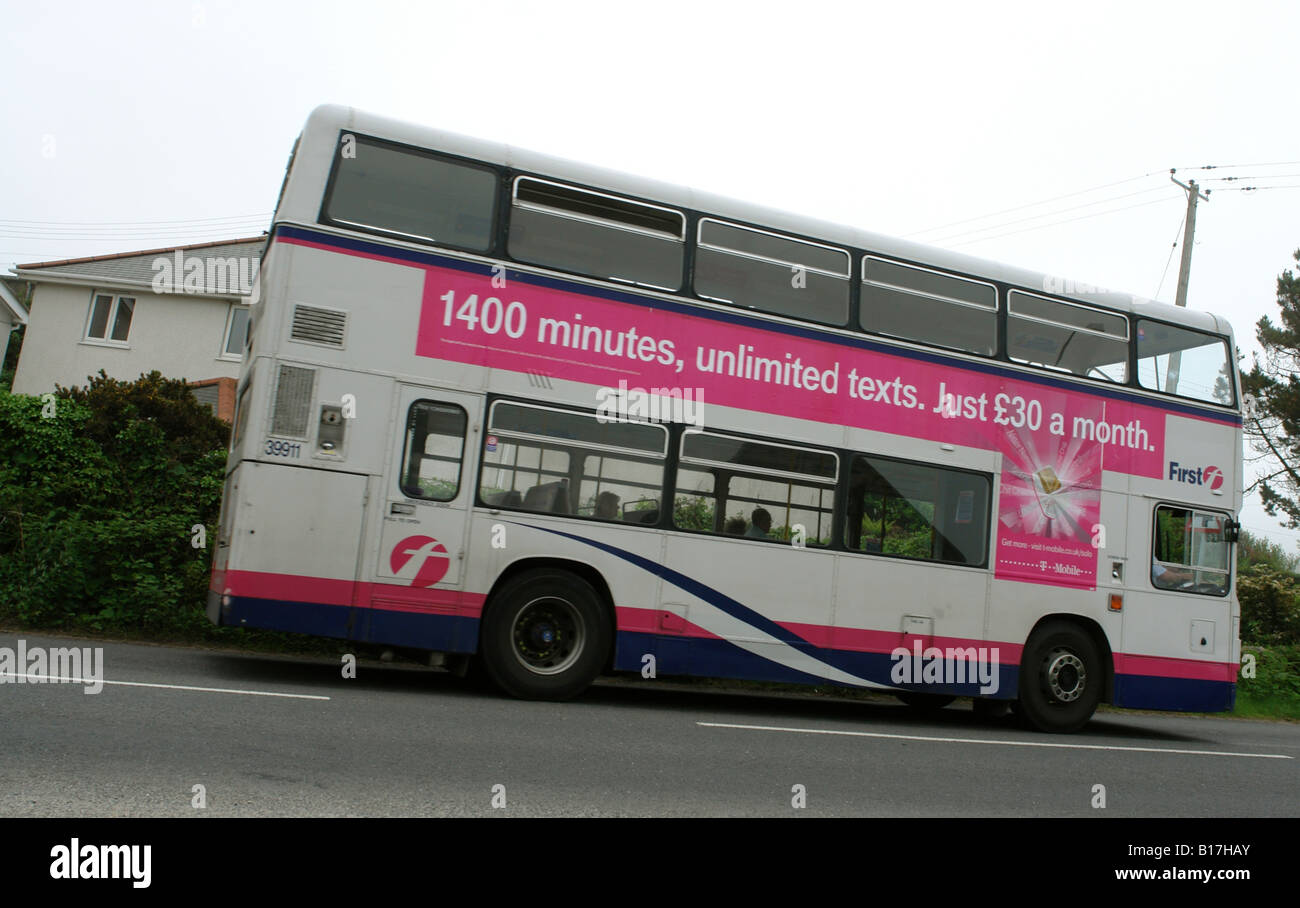 Bus cornwall first hi-res stock photography and images - Alamy