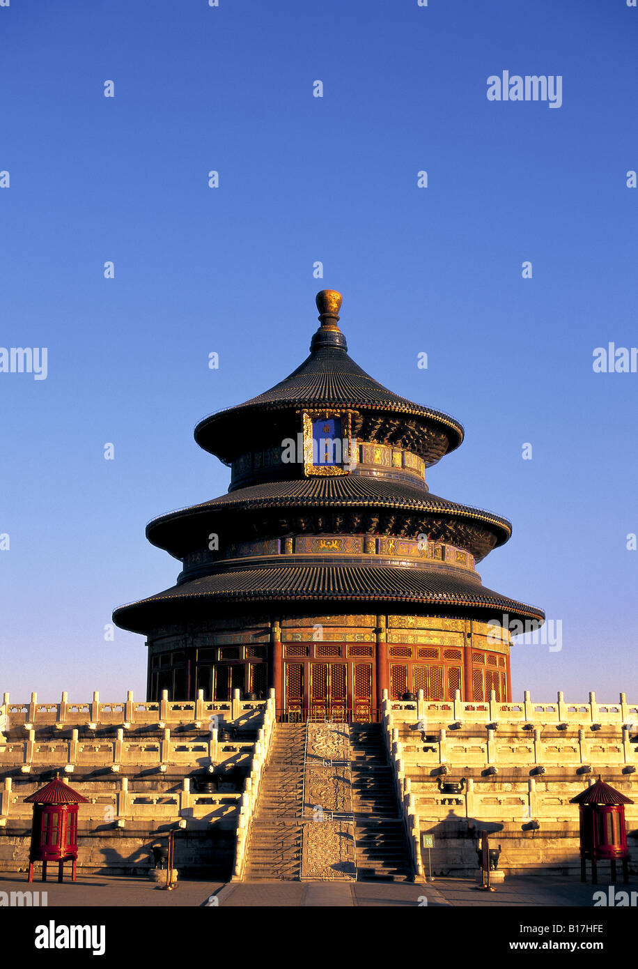 Qinan Hal,Temple of heaven, beijing, china Stock Photo - Alamy