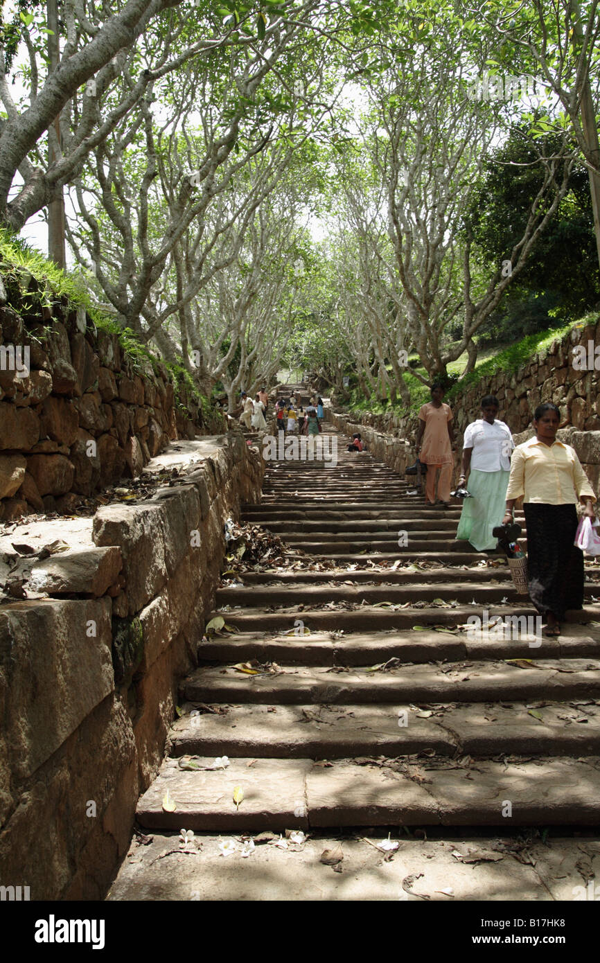 Stairs in Mihintale, Sri Lanka Stock Photo - Alamy