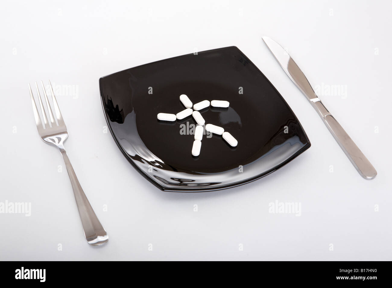 Lunch By Tablets Stock Photo - Alamy