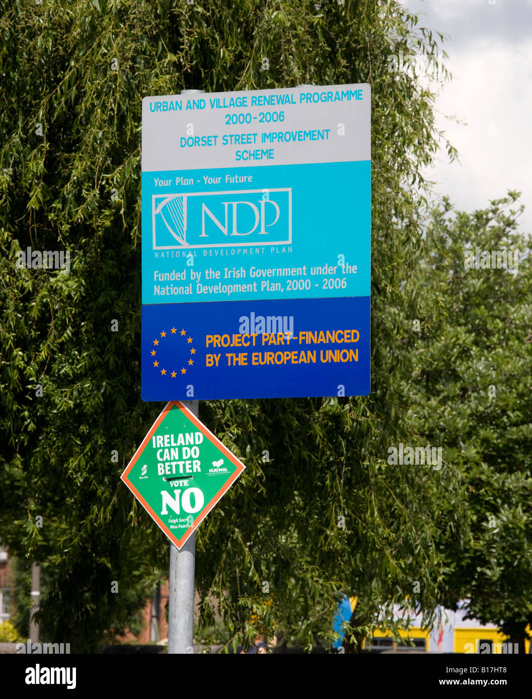 [EU treaty] poster ireland Stock Photo - Alamy