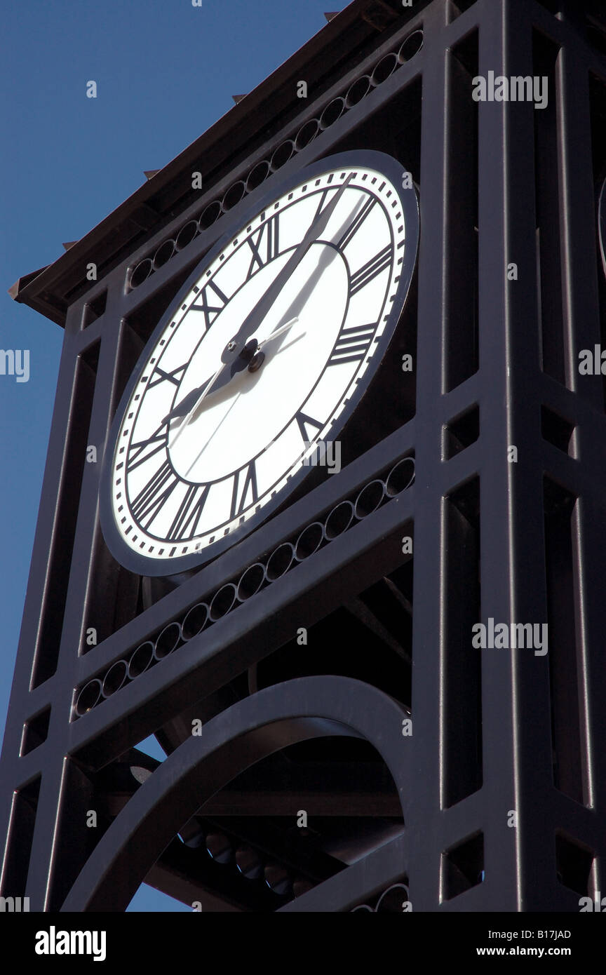 Big Town Clock Stock Photo - Alamy