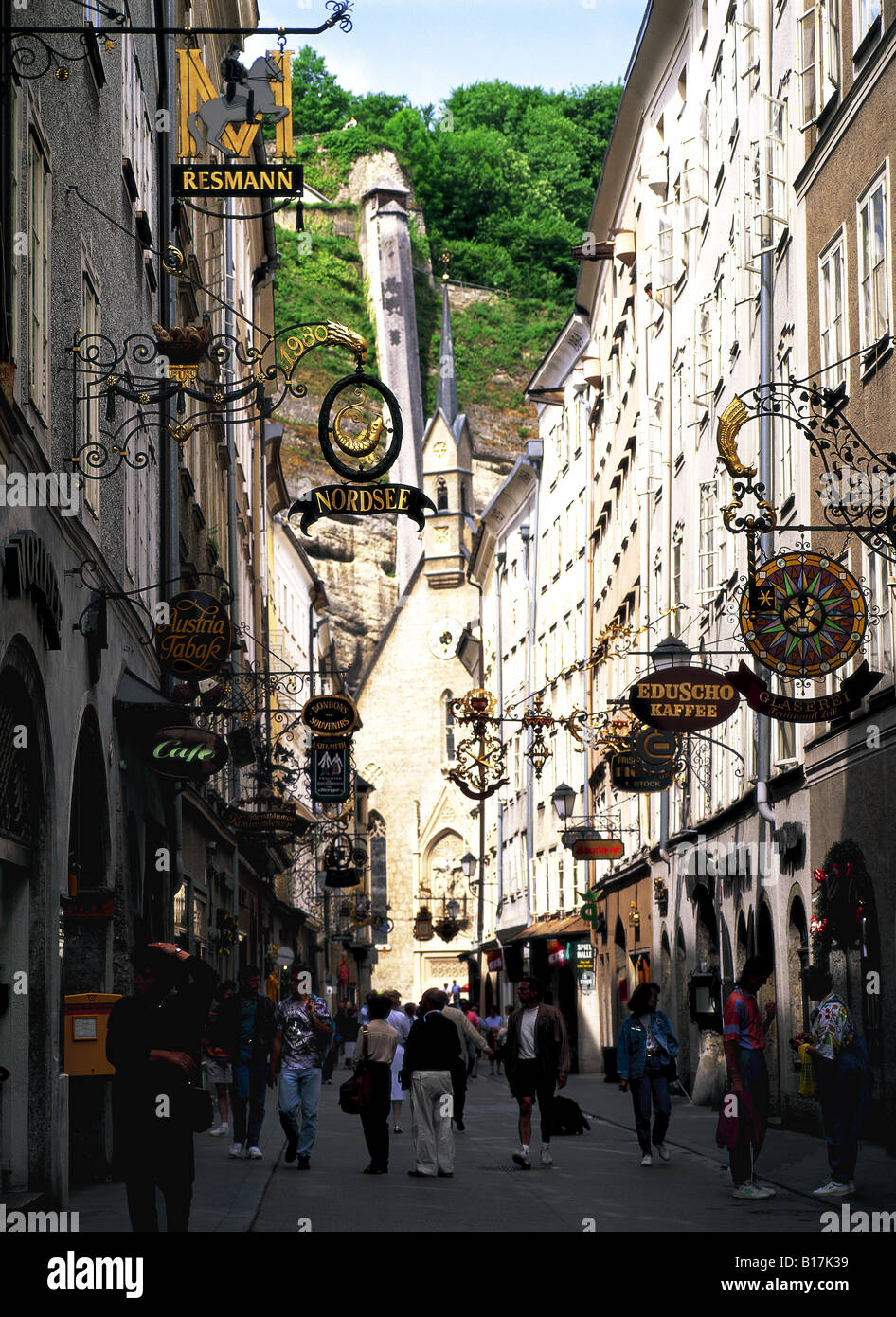 Getreidegasse Salzburg, Austria Stock Photo - Alamy