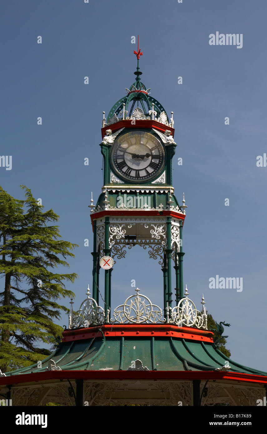 victorian cast iron bandstand in forthill park enniskillen county ...