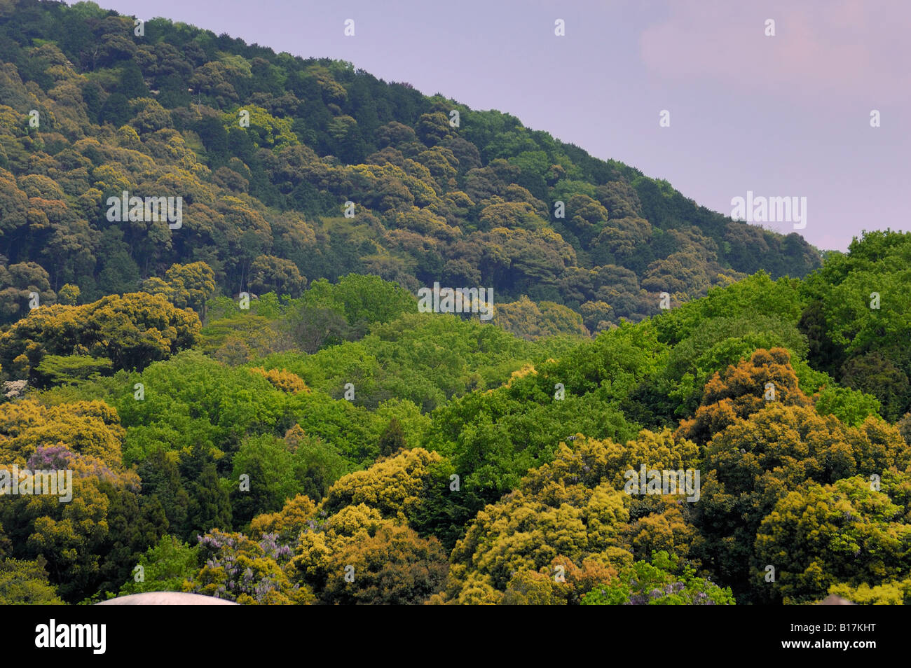 surrounding hills Kyoto Japan Stock Photo - Alamy