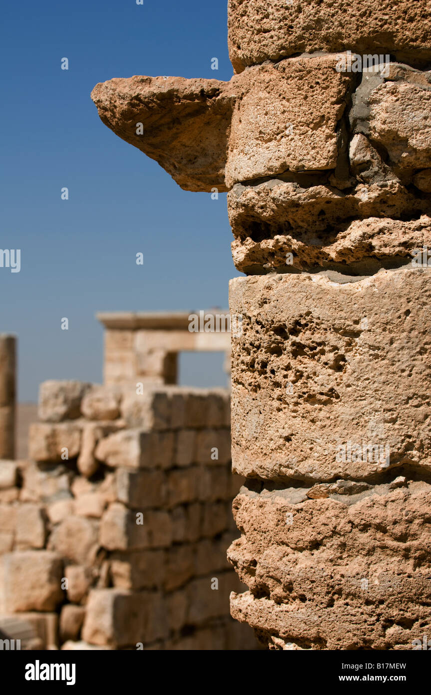 city of avdat (oboda) nabatean city founded 3rd cent BCE Stock Photo ...