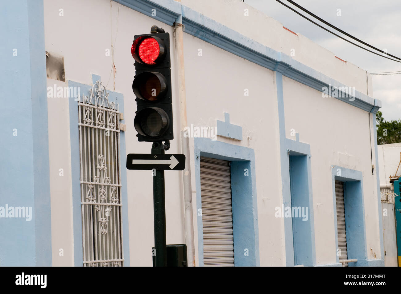 Street light in Merida capital of the Yucatan state Mexico The first ...