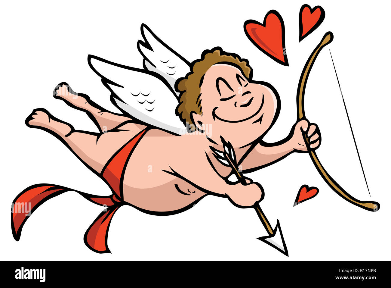 Cartoon heart arrow love hi-res stock photography and images - Alamy