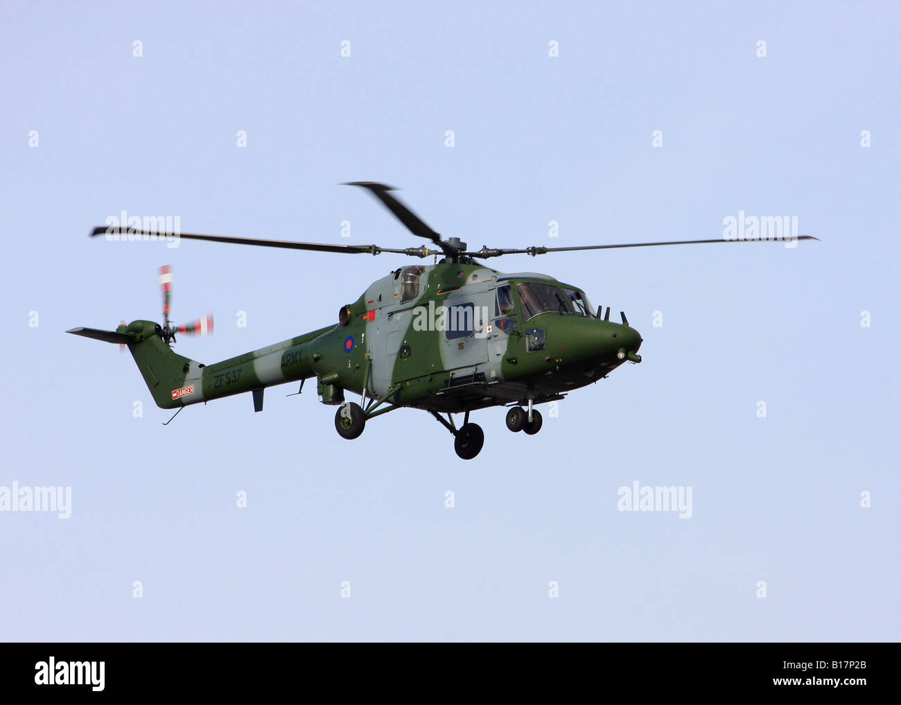 Army Lynx Helicopter Stock Photo - Alamy