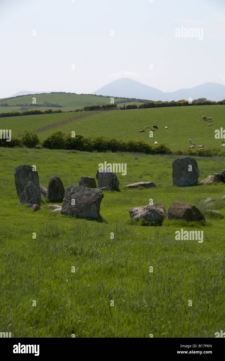 megalithic ballynoe stone circle site dated to around 2000BC with ...