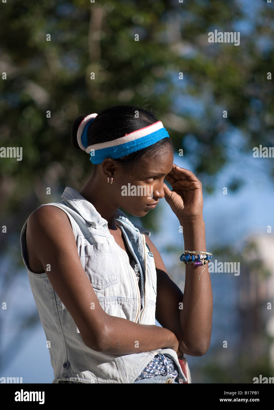 Girl in Havana Stock Photo - Alamy