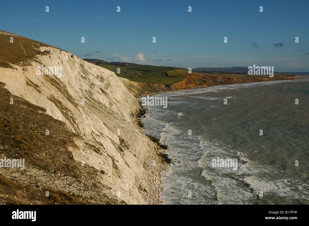 White cliffs in summer Stock Photo - Alamy