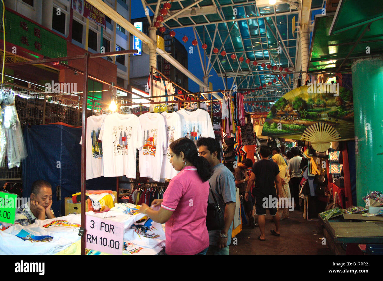 Night market,Petaling Street China Town Kuala Lumpur Malaysia Stock ...