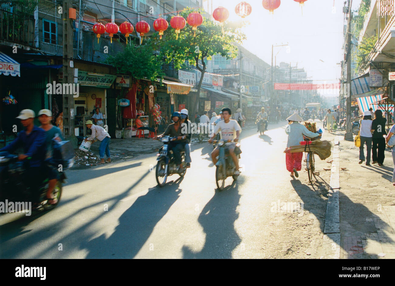 Vietnam, Saigon, street scene Stock Photo - Alamy